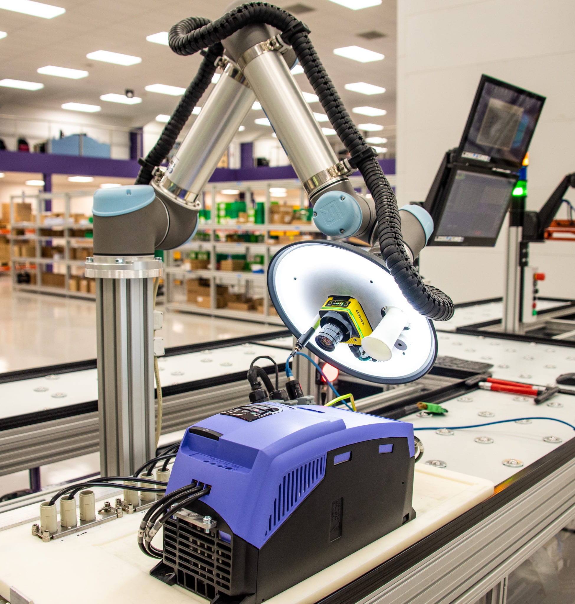 Invertek Drives integrates cobots into production line | Robotics and ...