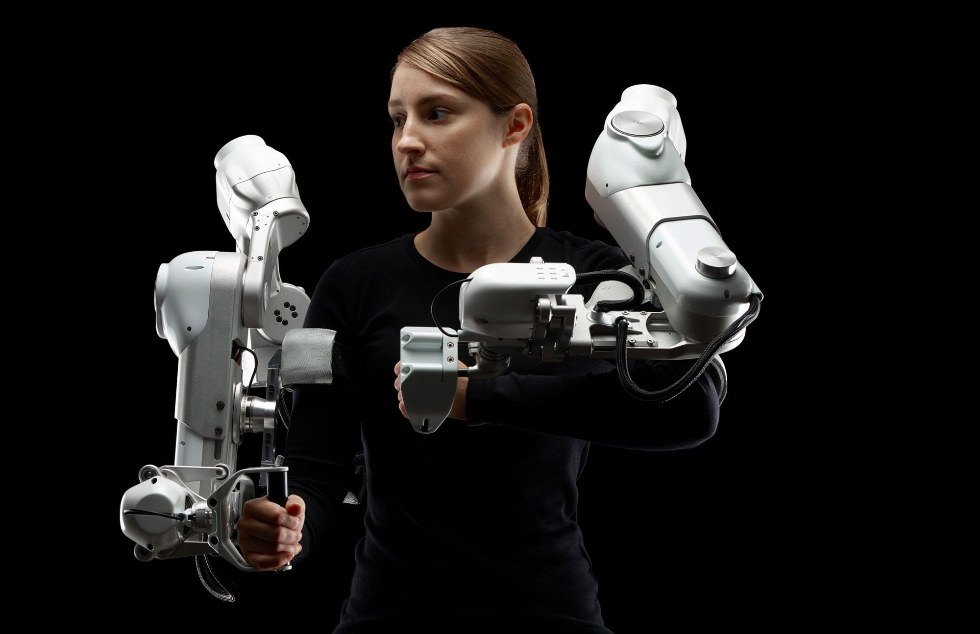 Exoskeletal robot improves physical therapy outcomes for stroke ...