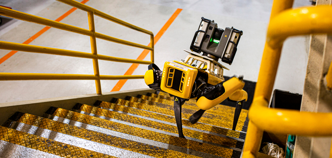 Ford deploys four-legged robots to laser-scan factory | Robotics and ...