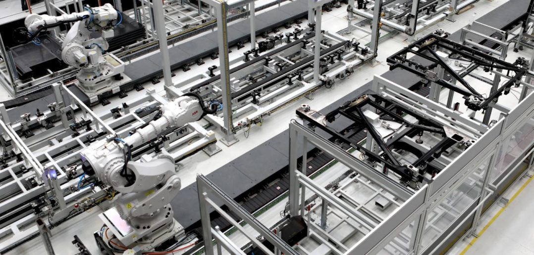Robotic production line assembles new Asda grocery delivery vans ...