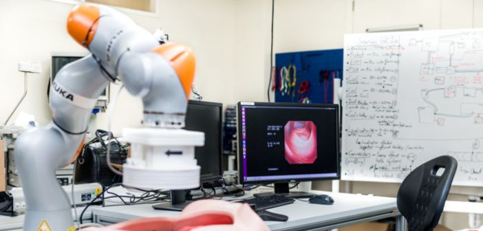 Robot enables semi-autonomous and more comfortable colonoscopy ...