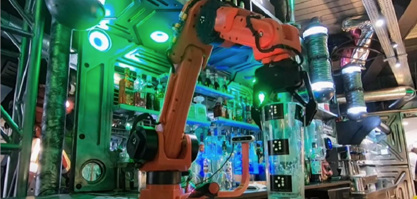 Virtual reality controlled robotic arm pulls pint in Extend Robotics ...