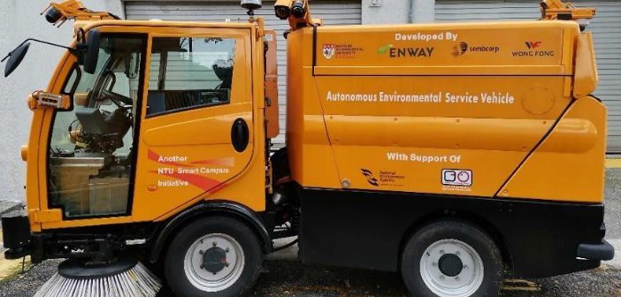 Singapore trials autonomous road sweeper | Robotics and Automation