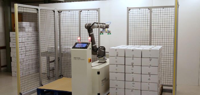 Reeco and Omron develop cobot palletiser | Robotics and Automation