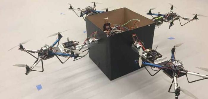 New study demonstrates multi-UAV cooperative flight for deliveries ...