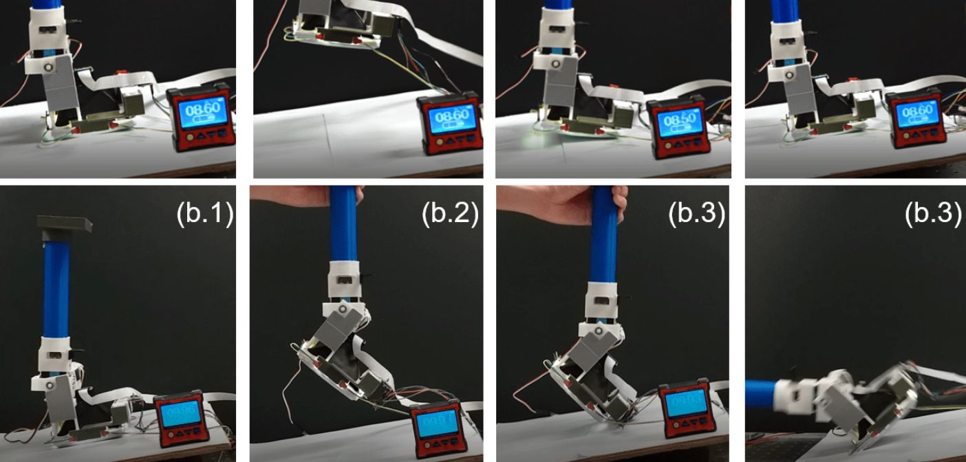 Tactile sensing foot to increase stability of legged robots | Robotics ...