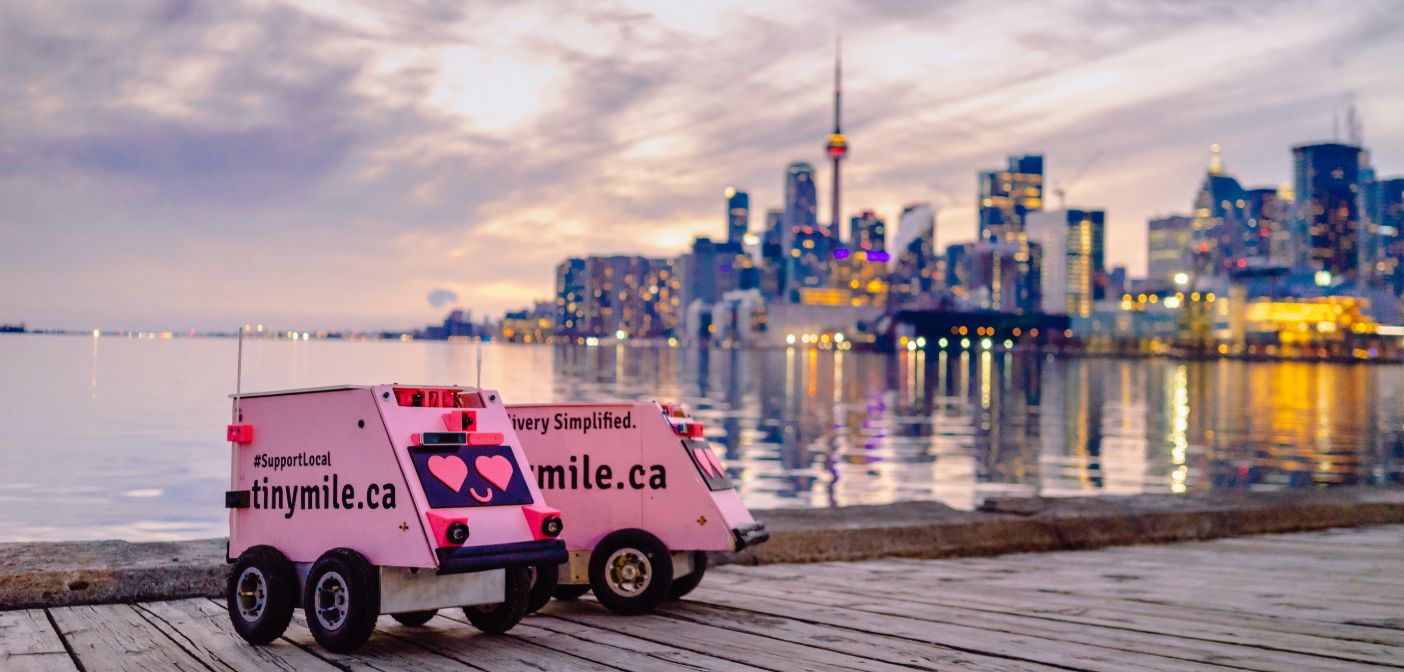 Bell 5G powers Tiny Mile food delivery robots in downtown Toronto ...