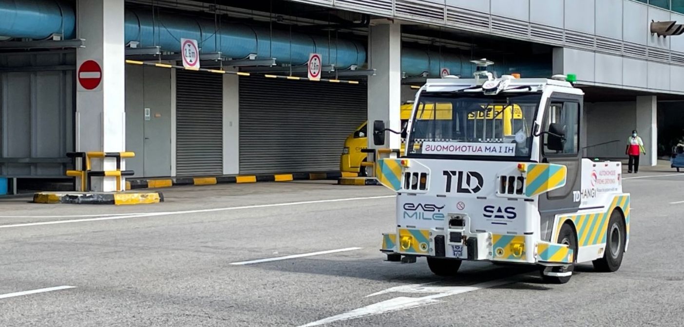 Automated baggage transport trial launched at Changi Airport | Robotics ...