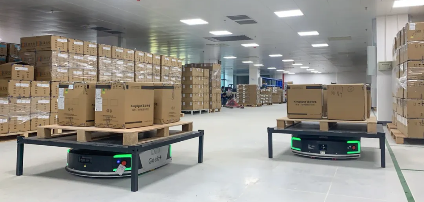 Geek+ and Pangqi automate Unilumin LED smart factory | Robotics and ...