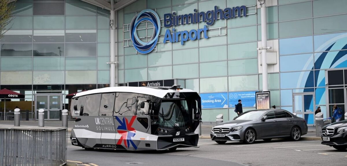 Autonomous passenger shuttle trialled at Birmingham Airport | Robotics ...