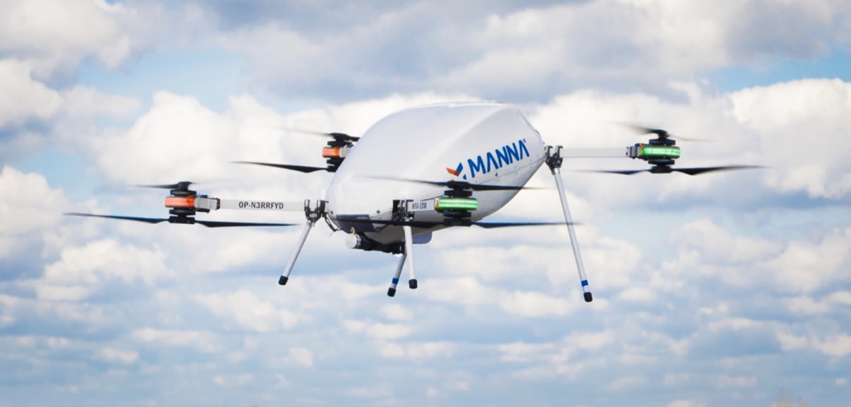 Manna drone delivery launches in Ireland | Robotics and Automation