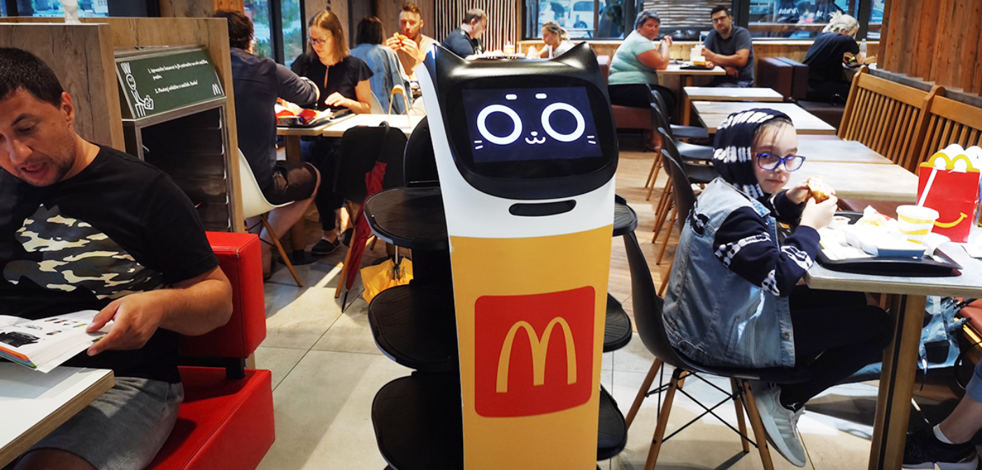 Food delivery robots deployed at Slovenian McDonald's branches ...