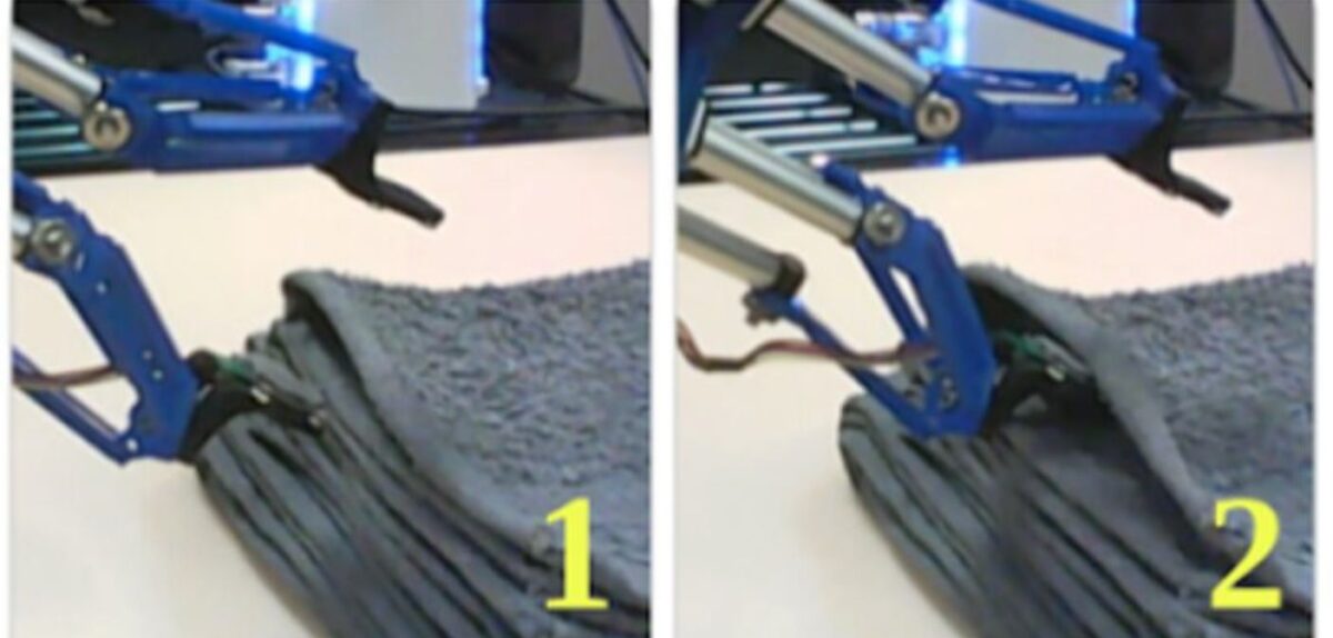 Tactile sensors and machine learning improve how robots manipulate ...