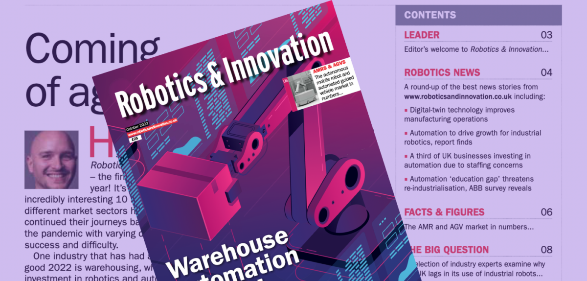 Robotics & Innovation – October 2022 | Robotics and Automation