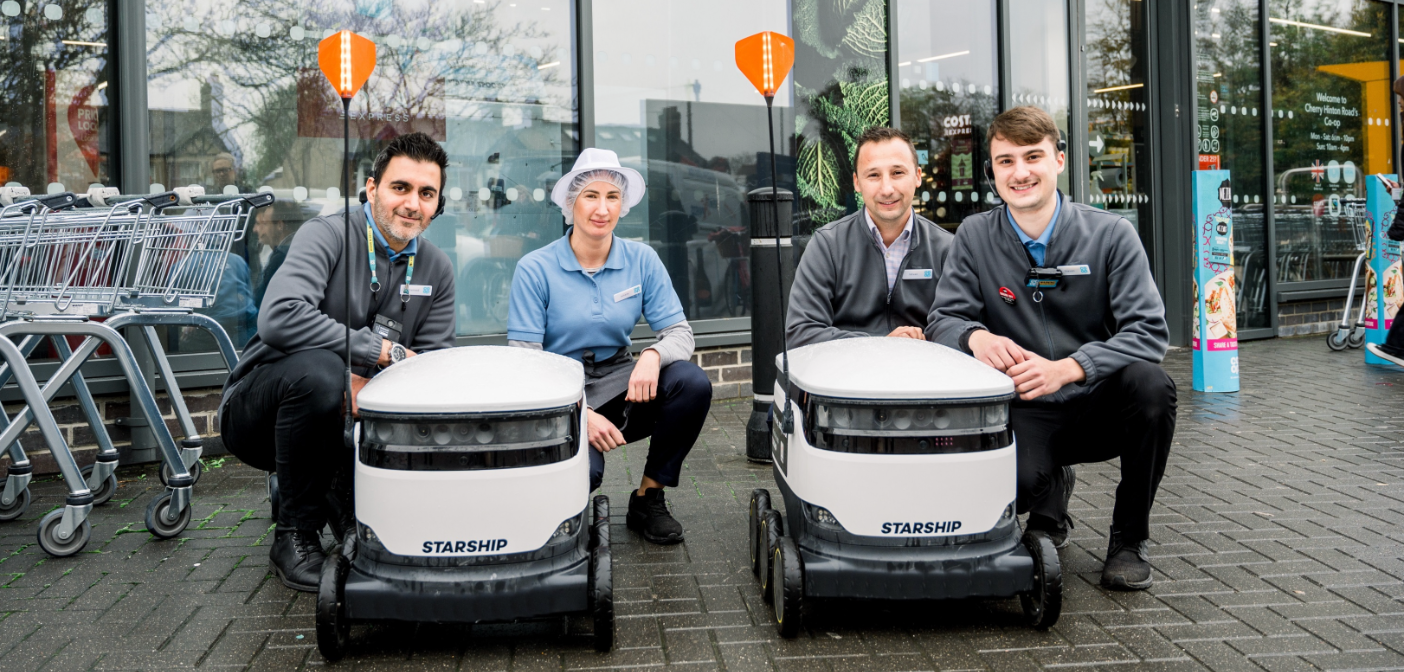 Co-op delivery bots now available to more than 12,000 Cambridge ...