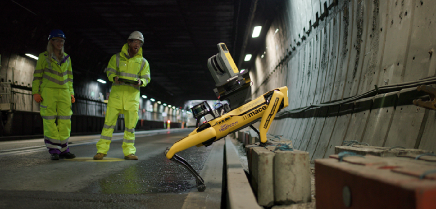 'Dave' the robot dog supports engineering works at Heathrow | Robotics ...