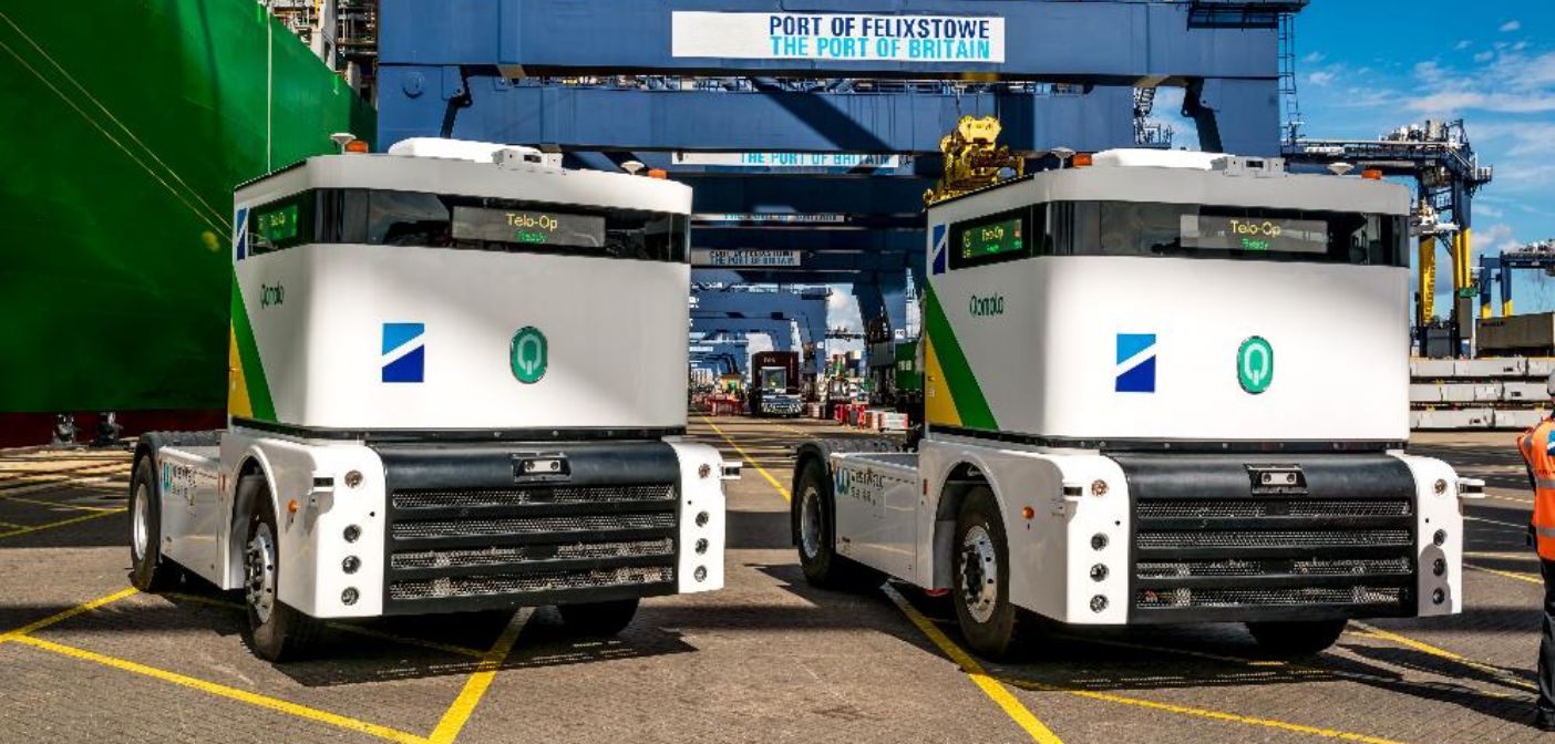 Autonomous trucks support logistics operations at Port of Felixstowe ...