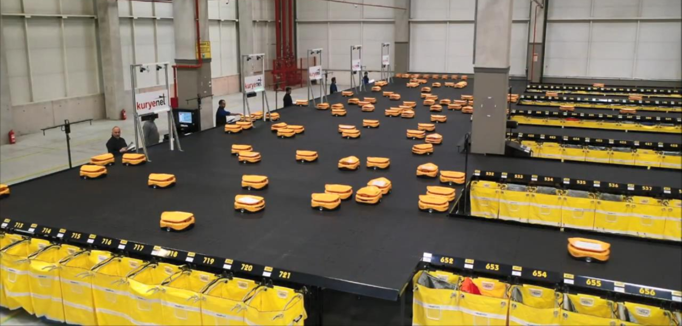 Kuryenet installs 'Europe's largest' robotic parcel sorting system | Robotics and Automation