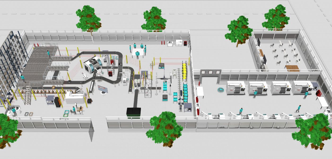 Students win international competition with smart factory digital twin ...