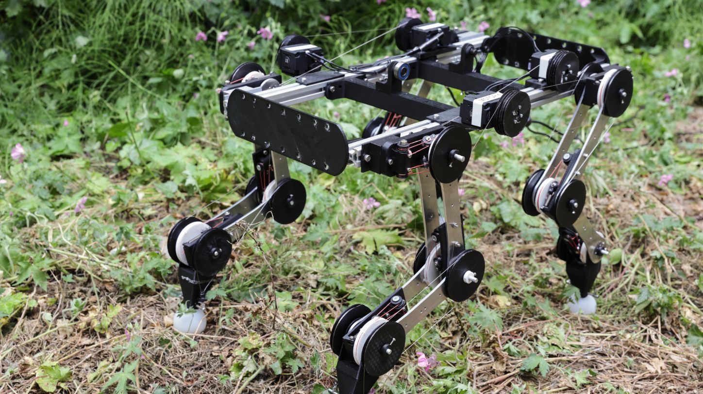 Researchers build robot dog that can run autonomously without motors ...