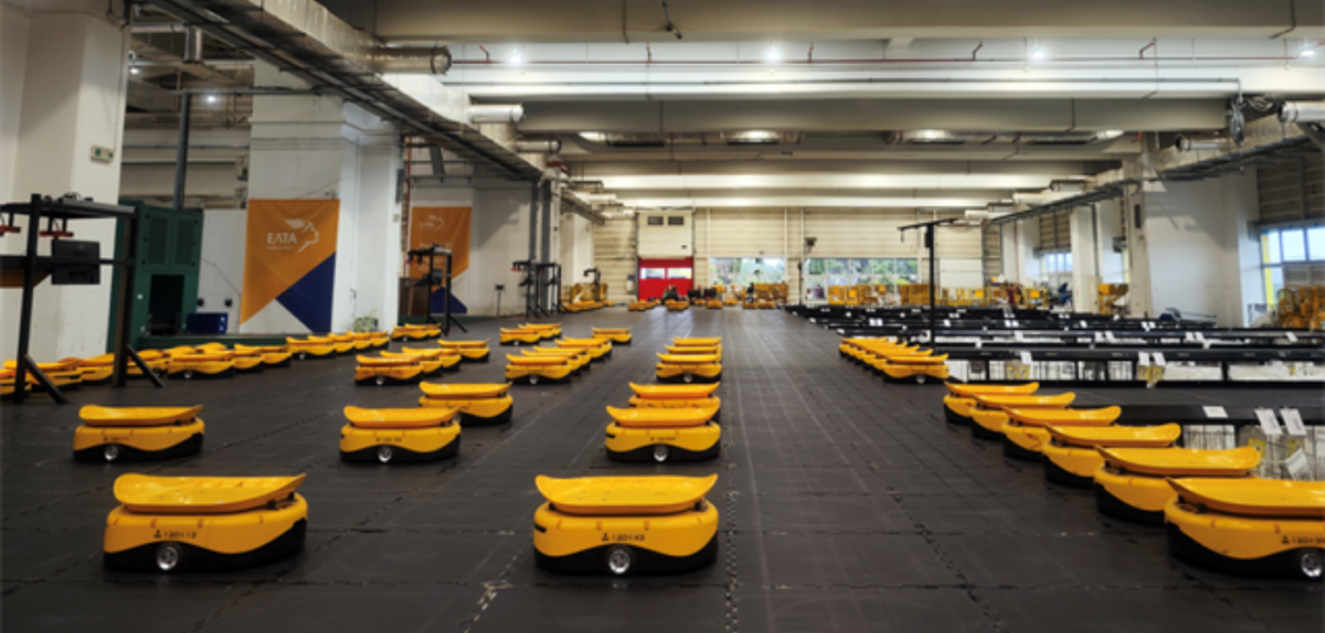 Robotic parcel sorting system introduced at Athens postal hub ...