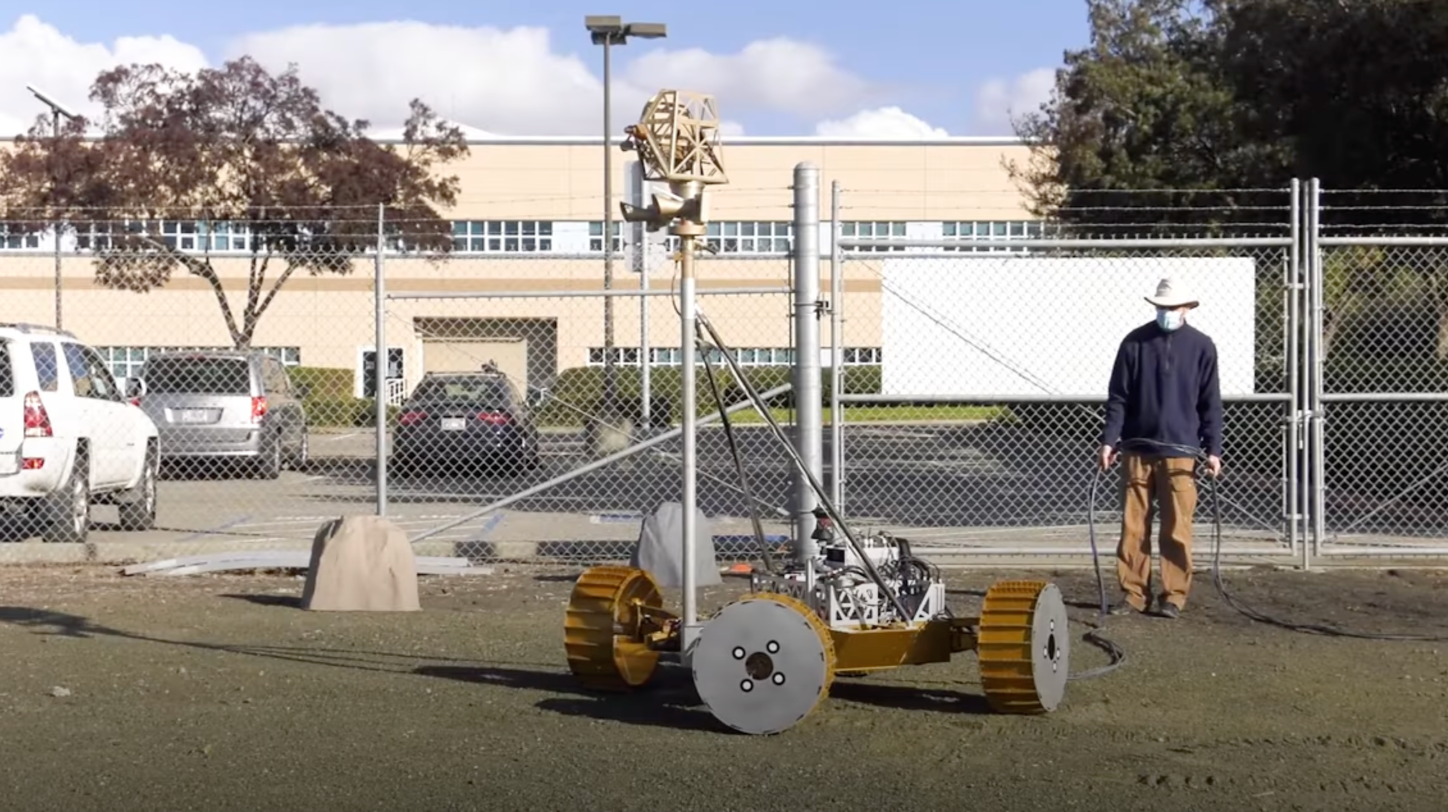 NASA completes test drive of lunar rover prototype | Robotics and ...