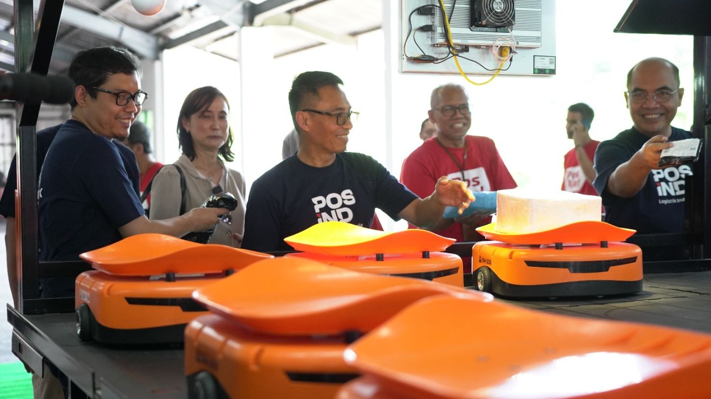 Libiao Robotics provides custom logistics robots for Pos Indonesia ...