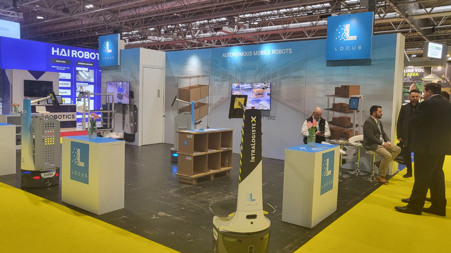 Live From Robotics And Automation 2024 Locus Robotics Displays Amr Portfolio Robotics And