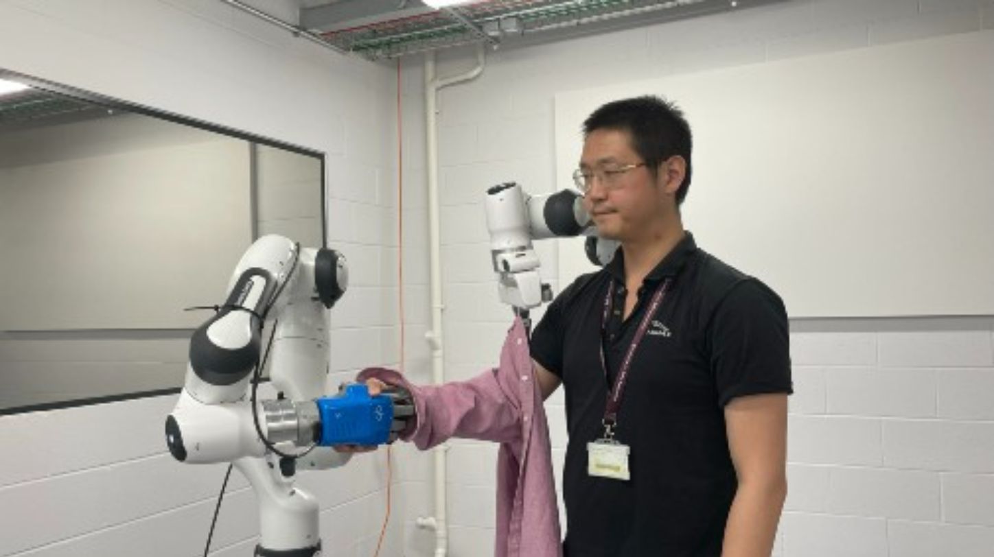 Care homes could benefit from 'world's first' bimanual dressing robot ...