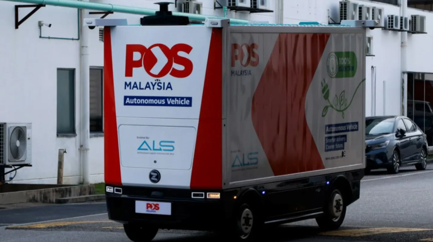 Pos Malaysia rolls out autonomous logistics vehicle | Robotics and ...