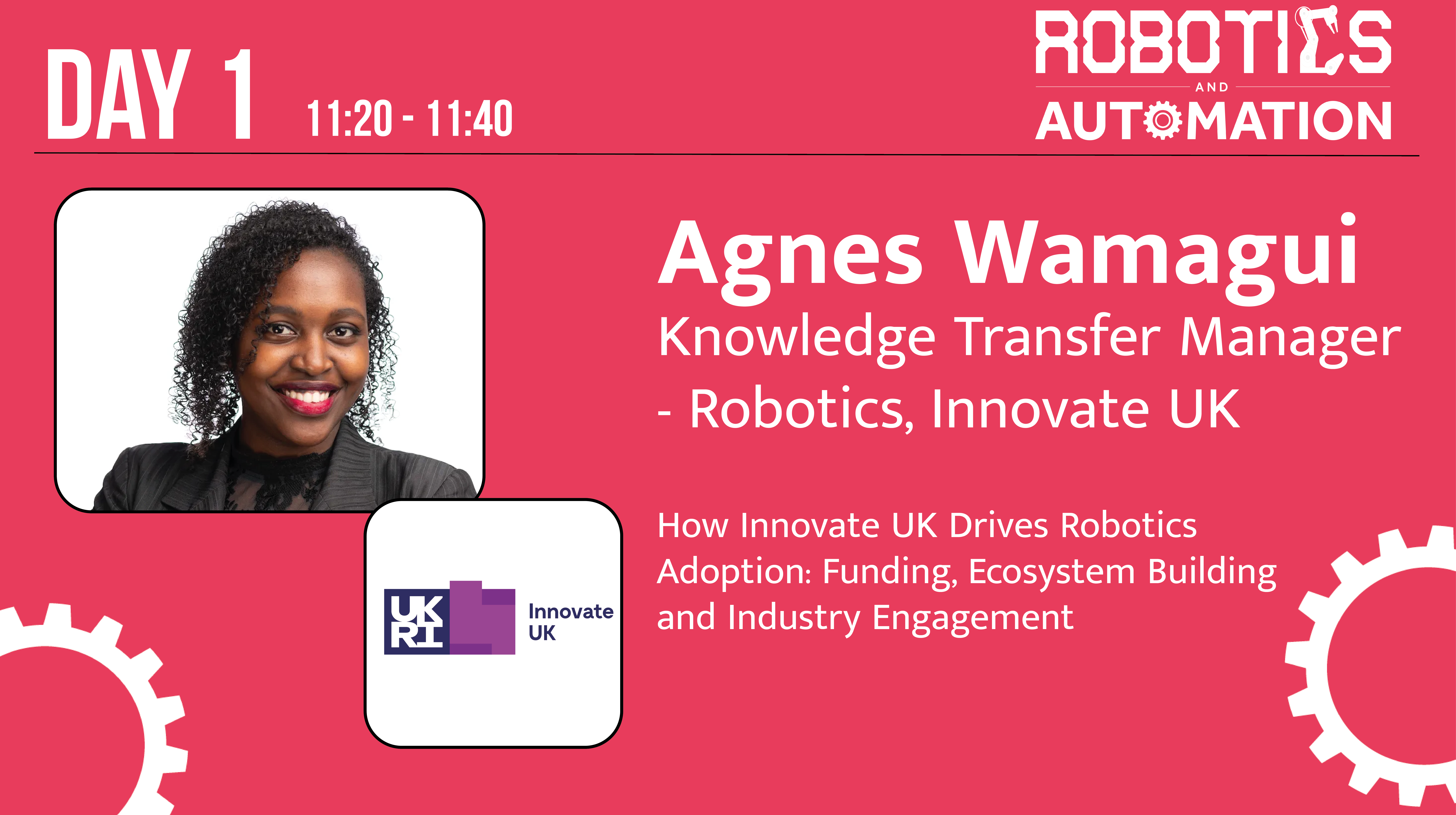 Learn how Innovate UK is driving robotics adoption at Robotics ...